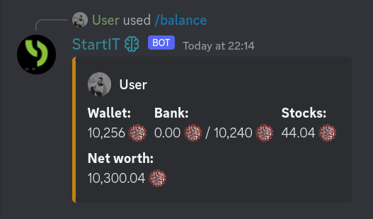 StartIT · Discord Bot for Leveling, Moderation & Economy
